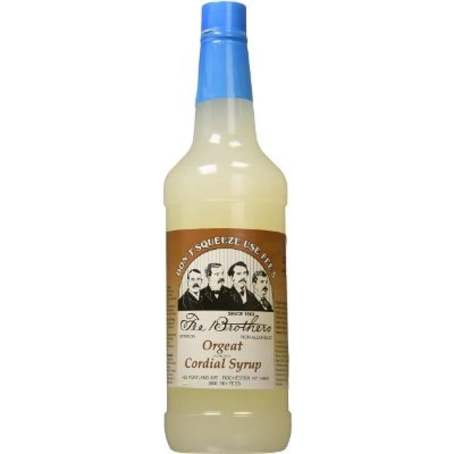 Fee Brothers Orgeat Almond Cordial Syrup: 32 oz - Walmart.com
