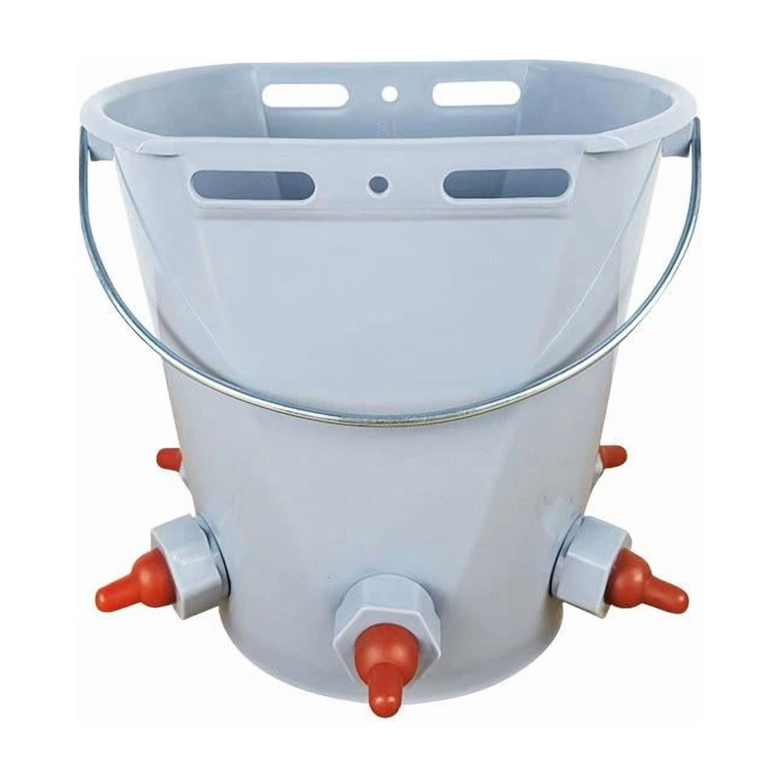 Feed Bucket, 8L Large Capacity Livestock Milk Goat Feeder with Nipple ...