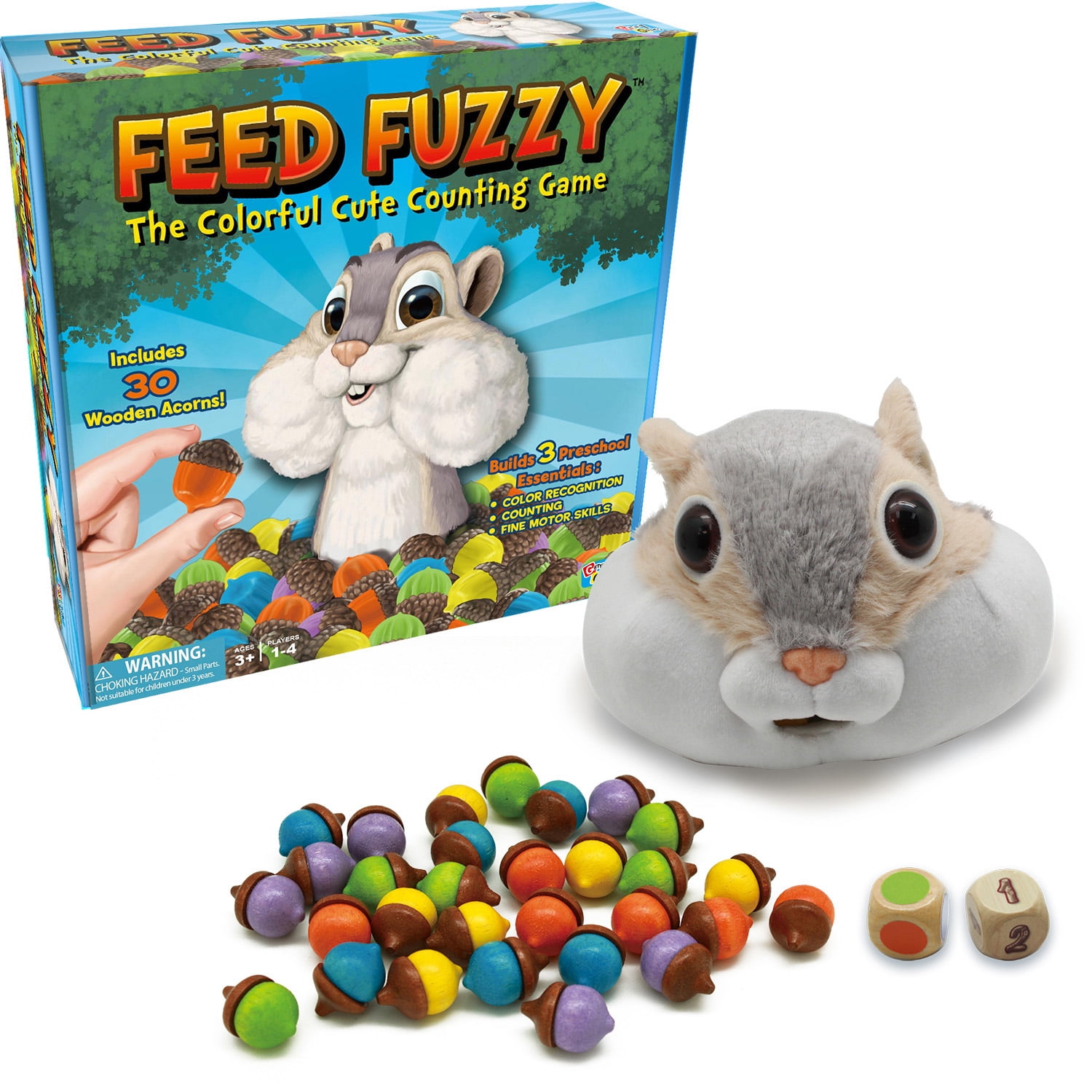 Feed Fuzzy Baord Game offered by Educators Resource - Walmart.com