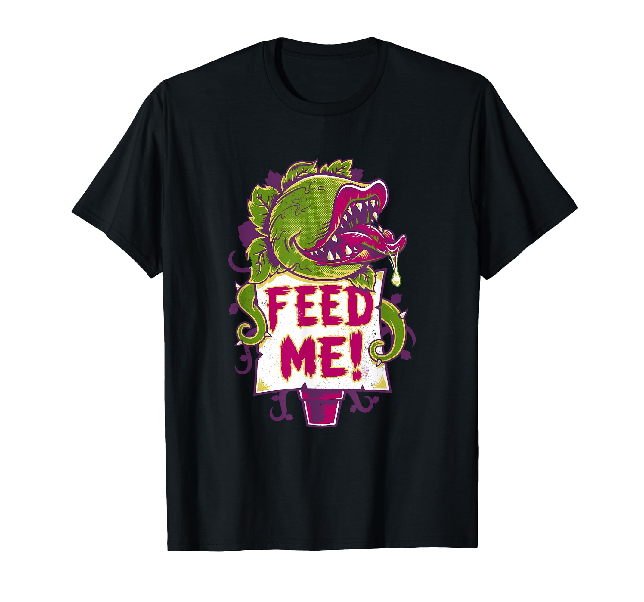 Feed Me - Creepy Cute Audrey Plant - Spooky Horror Musical T-Shirt ...