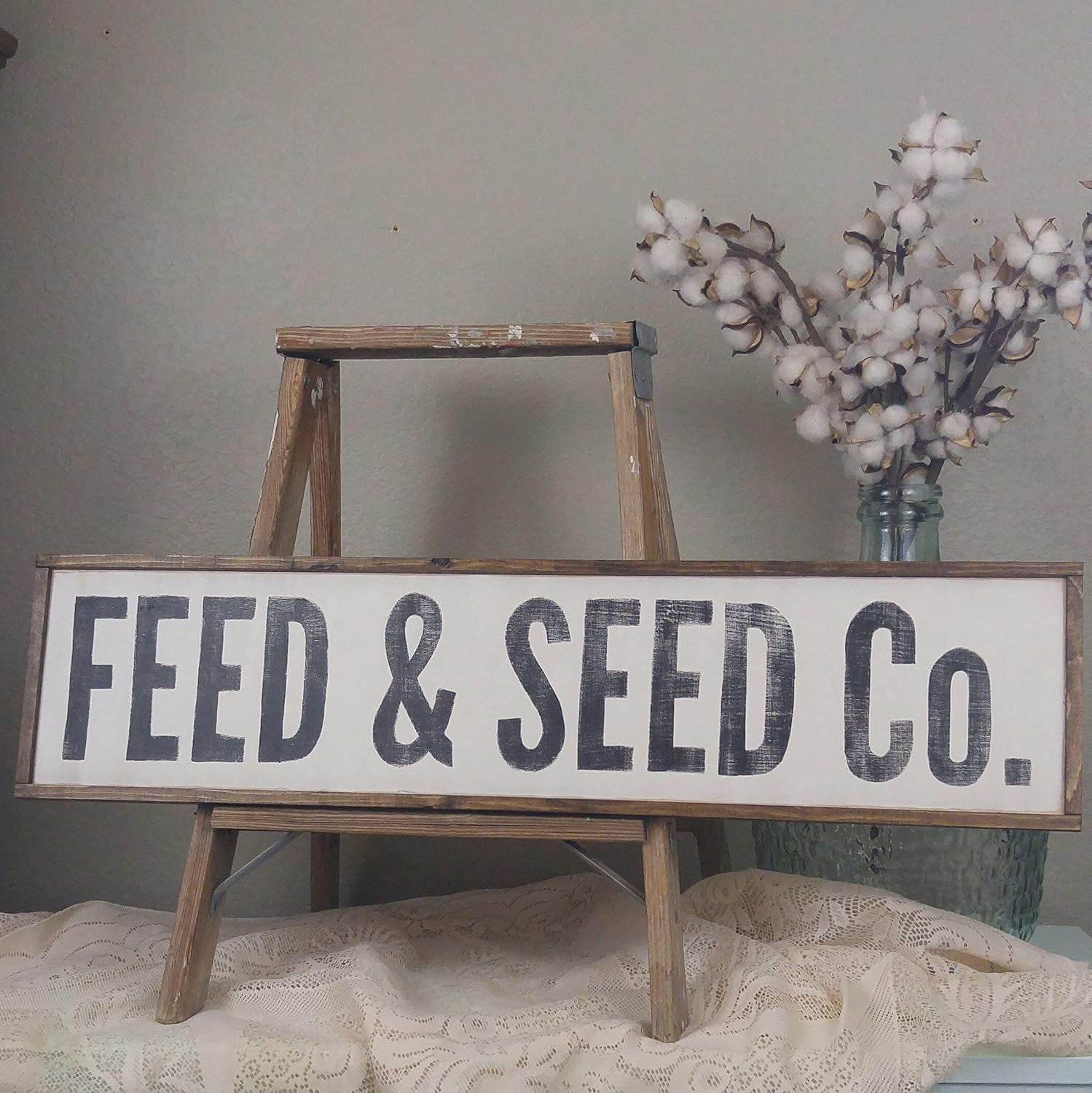 Feed & Seed Co Sign Feed and Seed Sign Rustic Farmhouse Sign Farmhouse ...