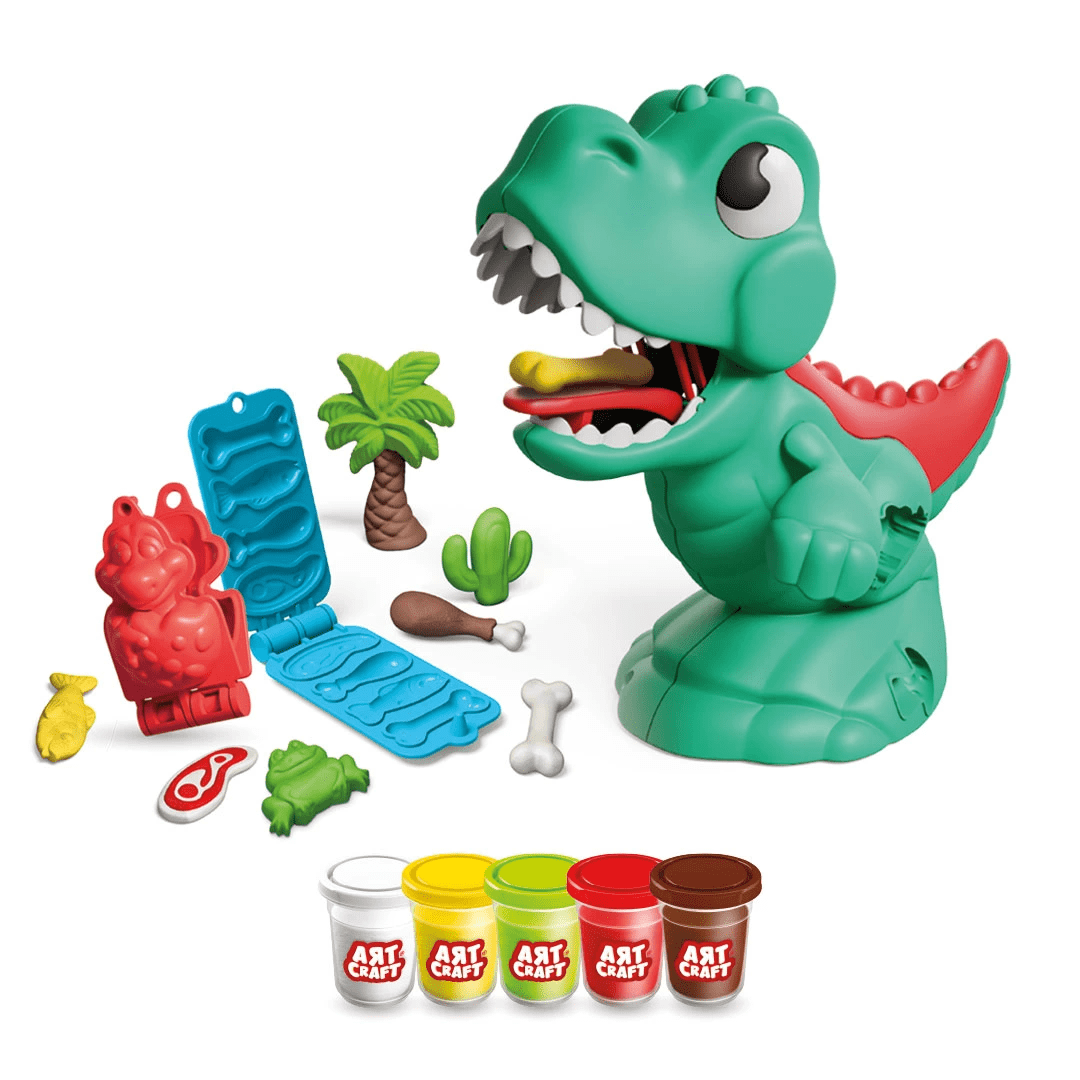 Feed the Dinosaur Play Dough Set 280 Gr - Walmart.com