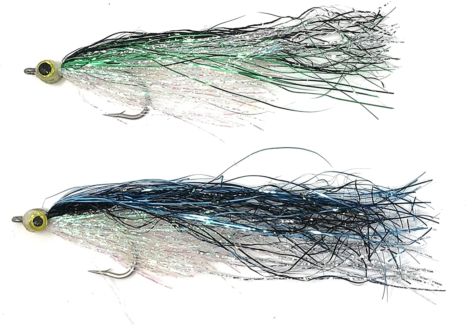 Feeder Creek Burks Hot Flash Minnow Streamer Saltwater Flies, 12 ...