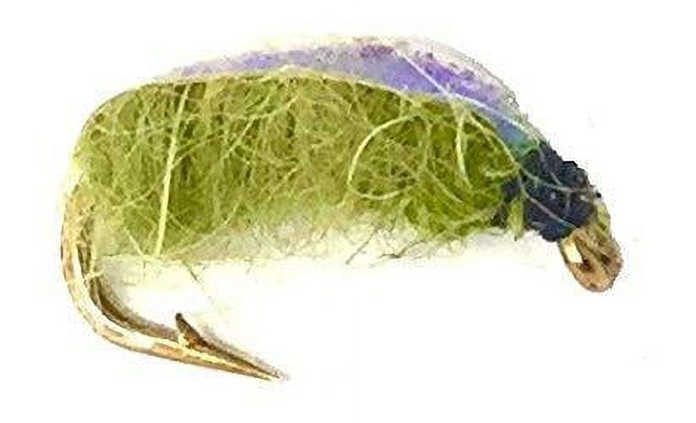 Feeder Creek Fly Fishing Nymph Electric Caddis for Trout, Bass, and ...