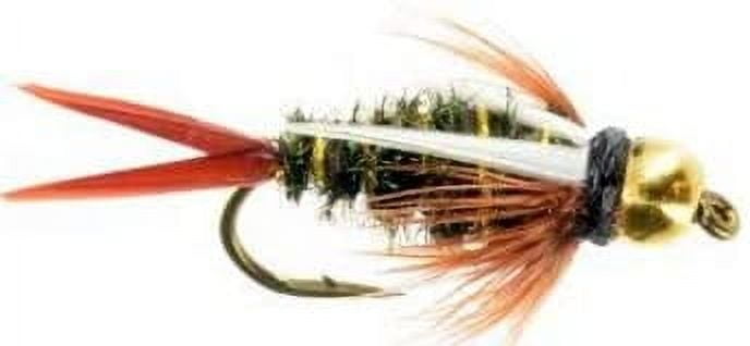 Feeder Creek Fly Fishing Trout Flies Prince Bead Head Nymph - One Dozen ...