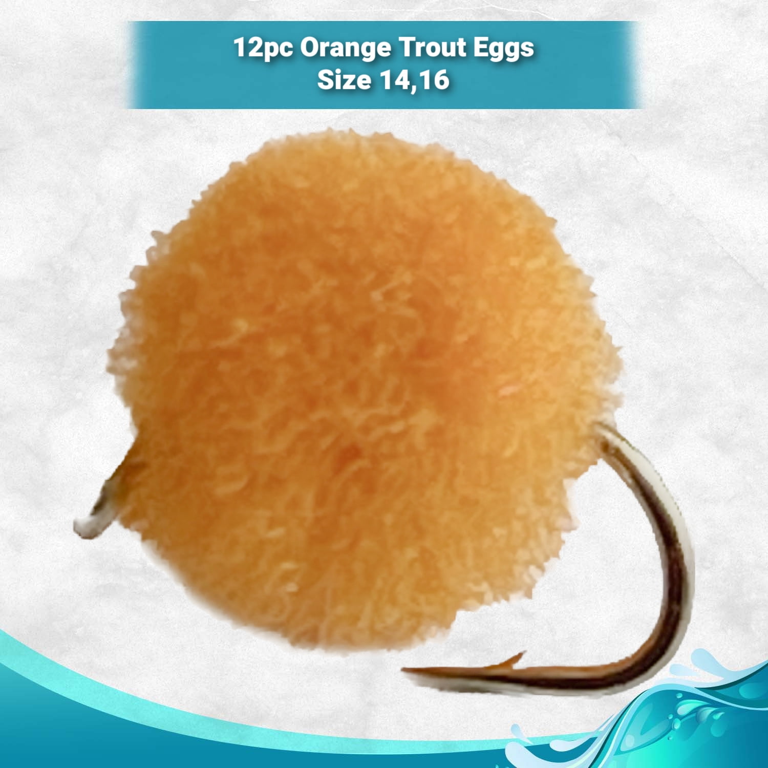 Feeder Creek Fly Fishing Trout Flies, Trout/Salmon Eggs, 12 Wet Flies ...