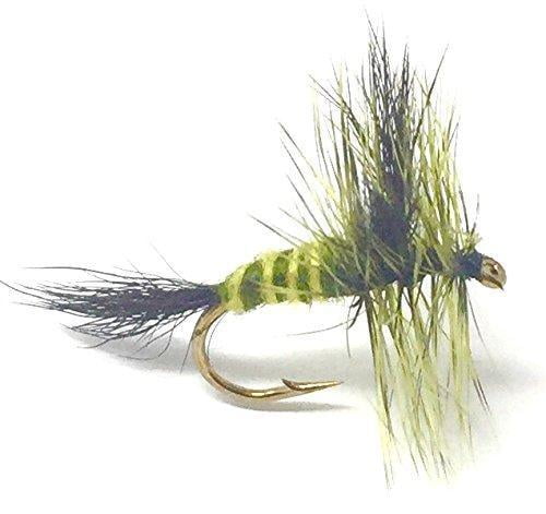 Feeder Creek Green Drake Fly Fishing Flies | Dry Flies for Trout | 12pc ...