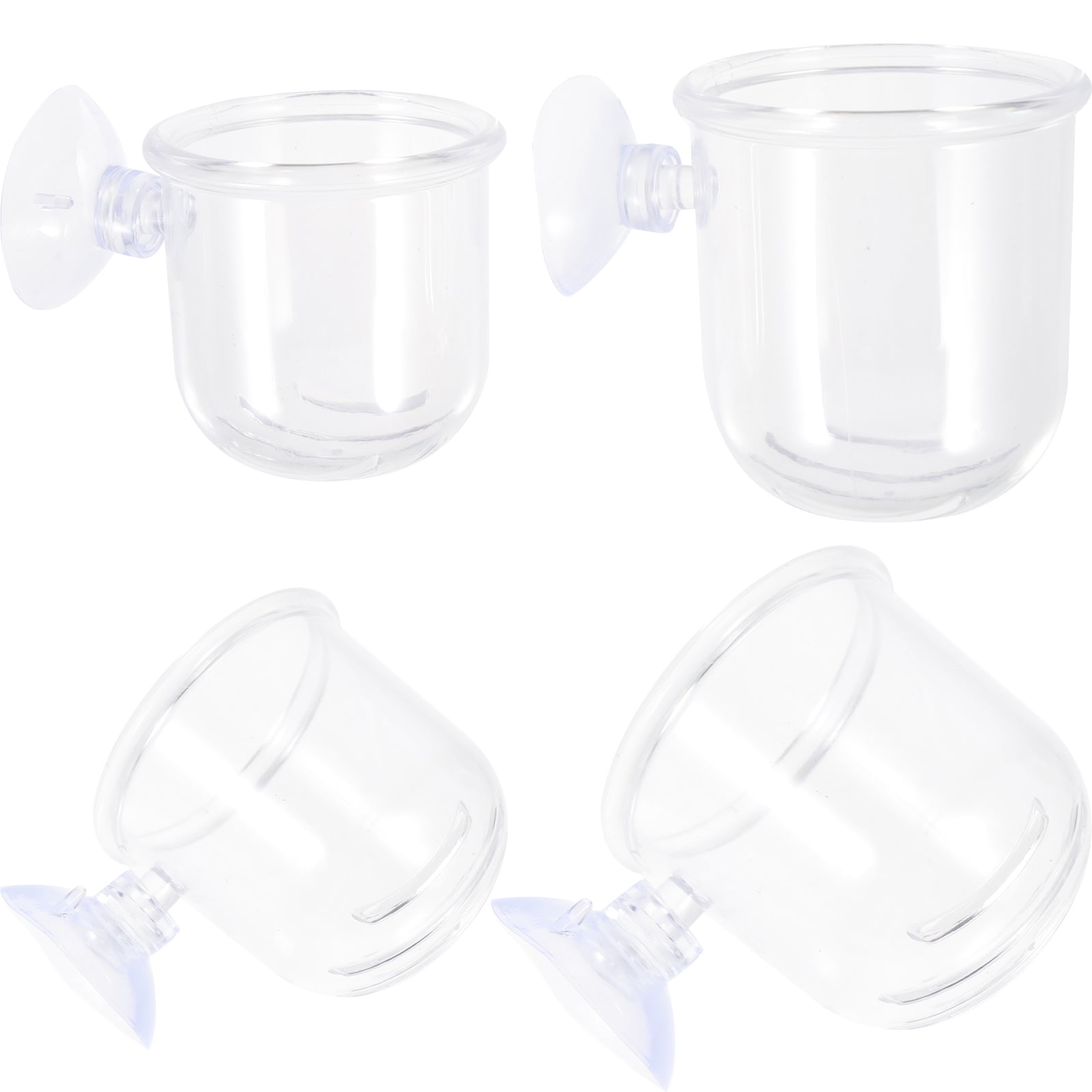 4 Pcs Fish Tank Supply Aquarium Shrimp Feeder Dish Betta to - Walmart.com