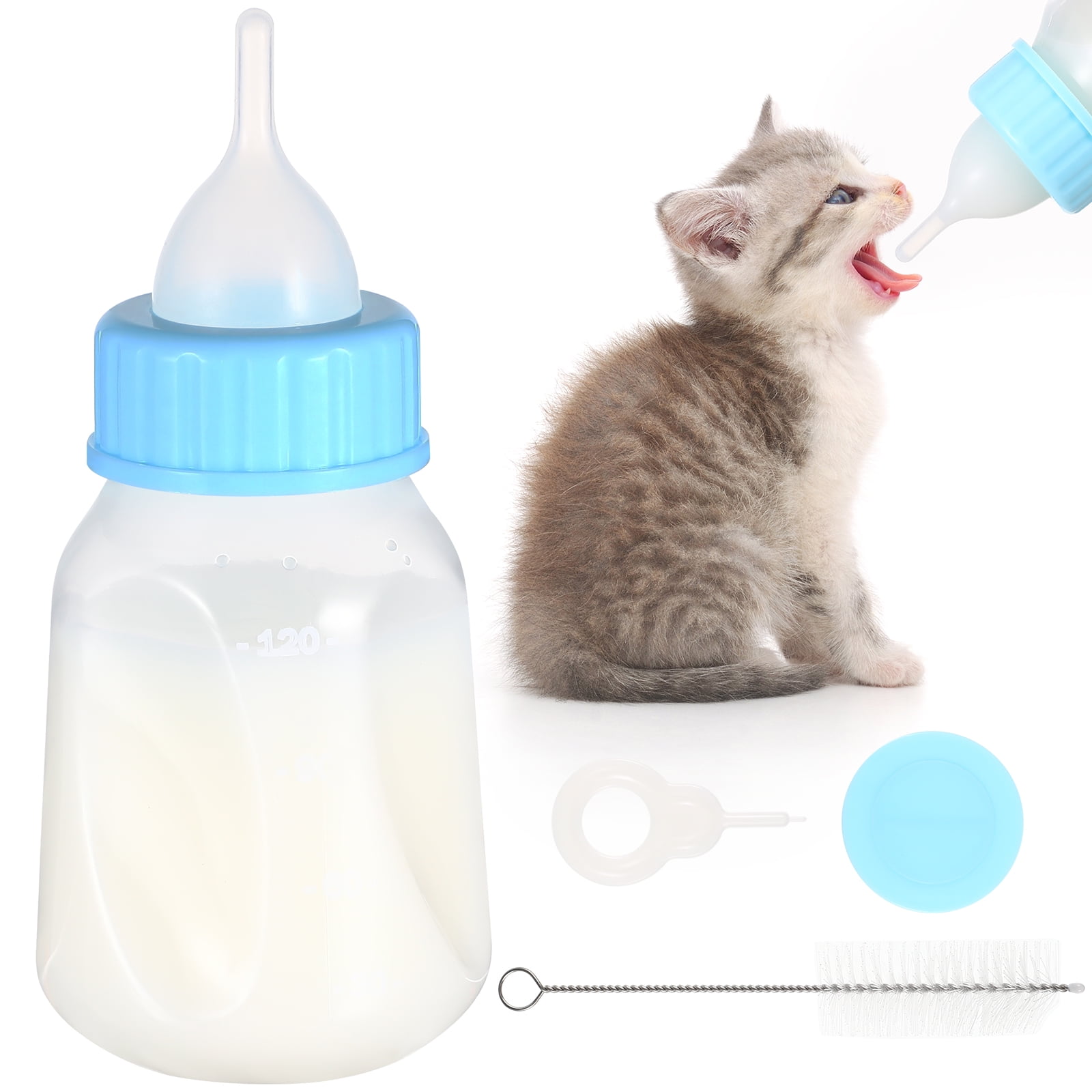 Feeding Bottle Puppy Nurser for Cat Baby Kitten Mother Blue - Walmart.com