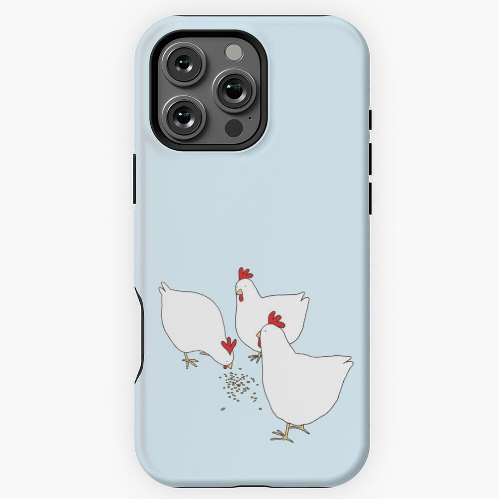 Feeding Chickens Farm Art iPhone Case 17 16 15 14 13 12 11 Pro Max ...