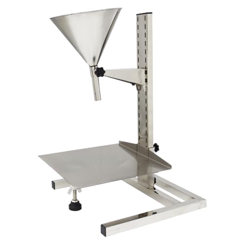 Feeding Hopper Stainless Steel Funnels with Support Stand Manual ...
