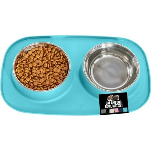 Feeding Mat Set, 3 Cup, Patent Pending 100% Waterproof BPA Free ...