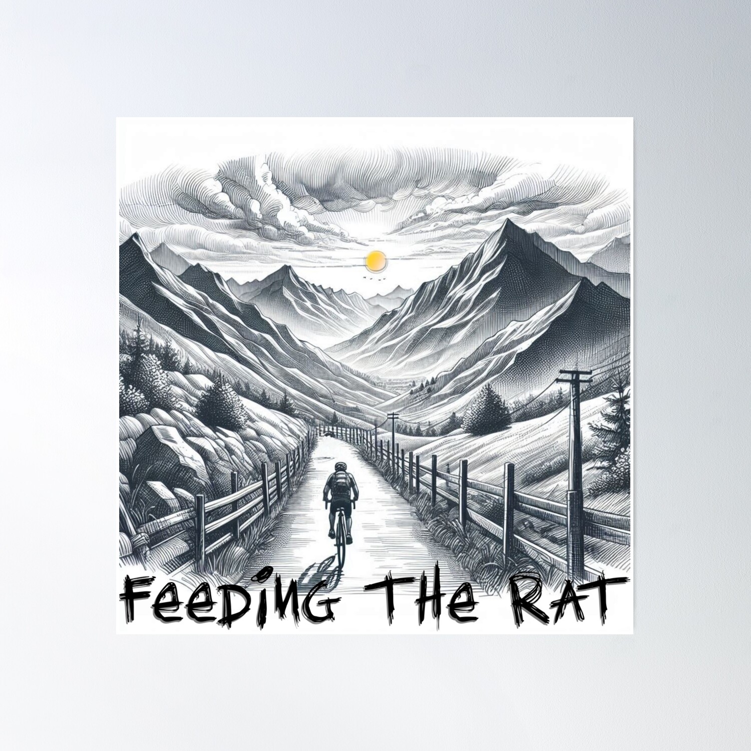Feeding The Rat - On To New Adventures Poster Wall Art, Modern Wall ...