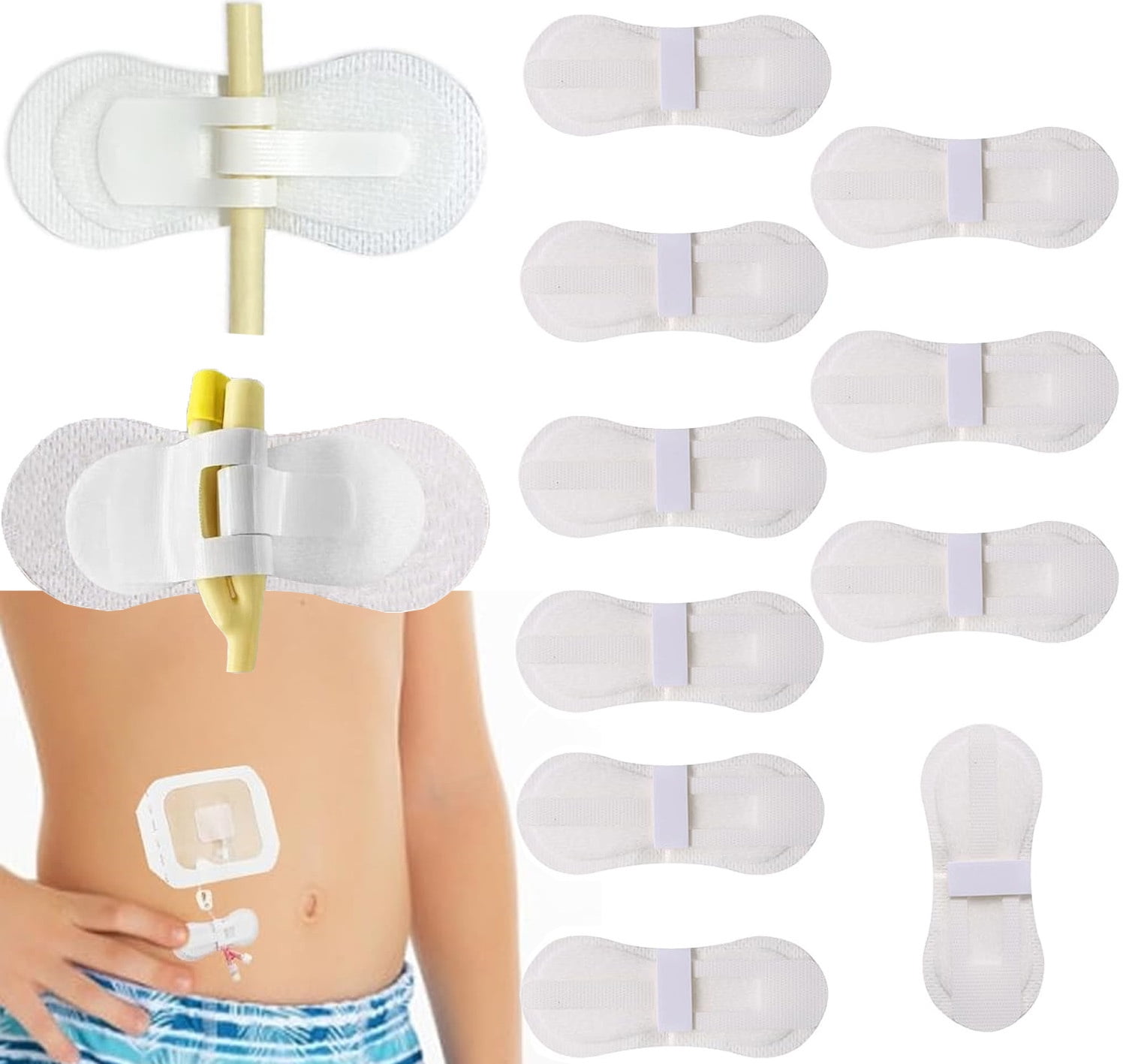 Feeding Tube Pads,Bexikou Stomach Stabilizer Accessories, Individually ...