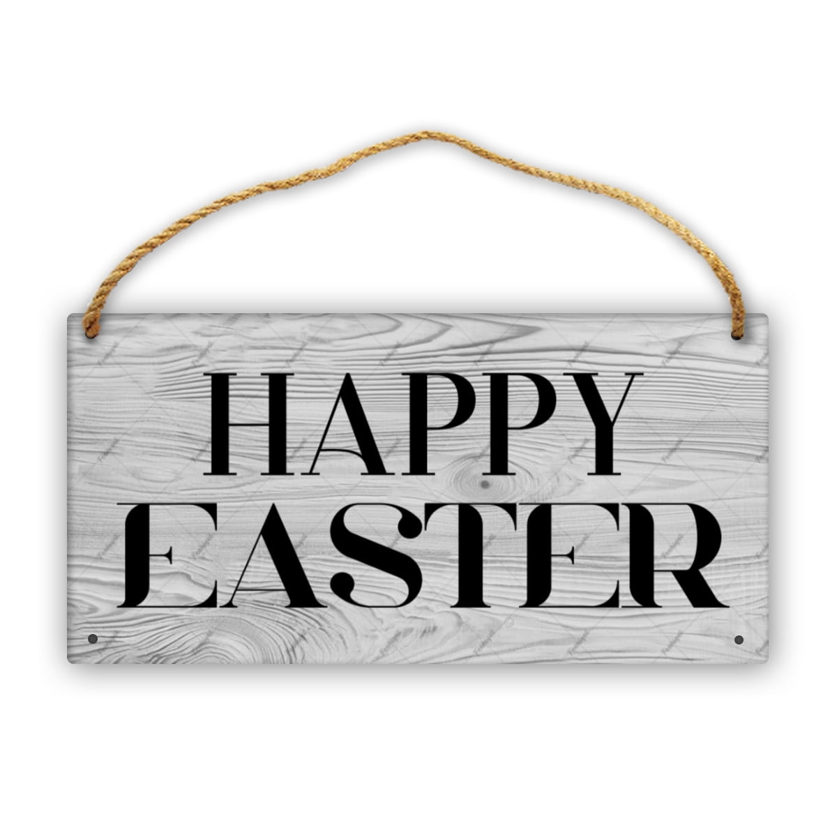 Feehiget Happy Easter Wall Decor, Home Office Wall Art 12 X 6 Inch ...