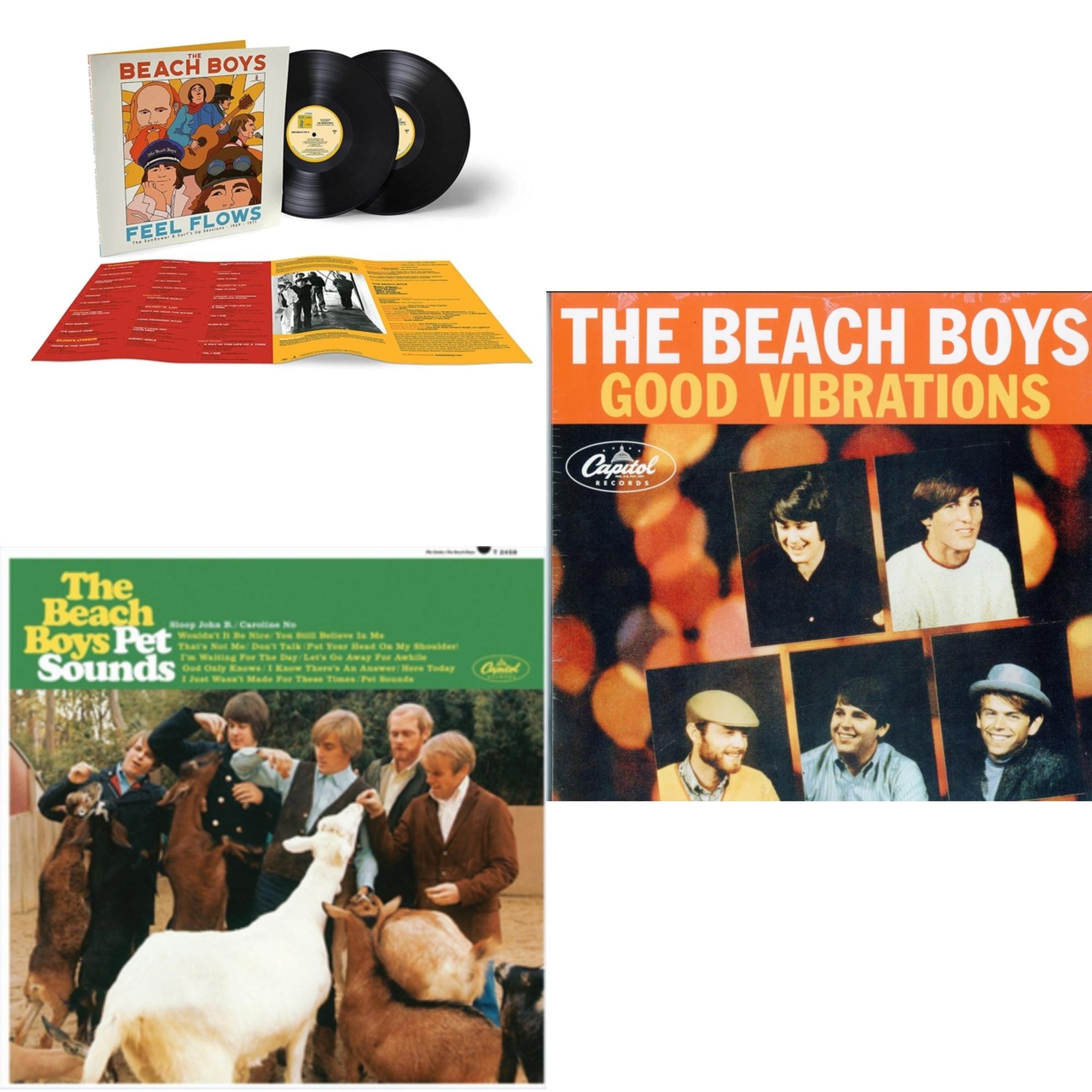Feel Flows: The Sunflower & Surf's Up Sessions 1969-1971 (2LP) & Pet Sounds (Stereo) & Good ...