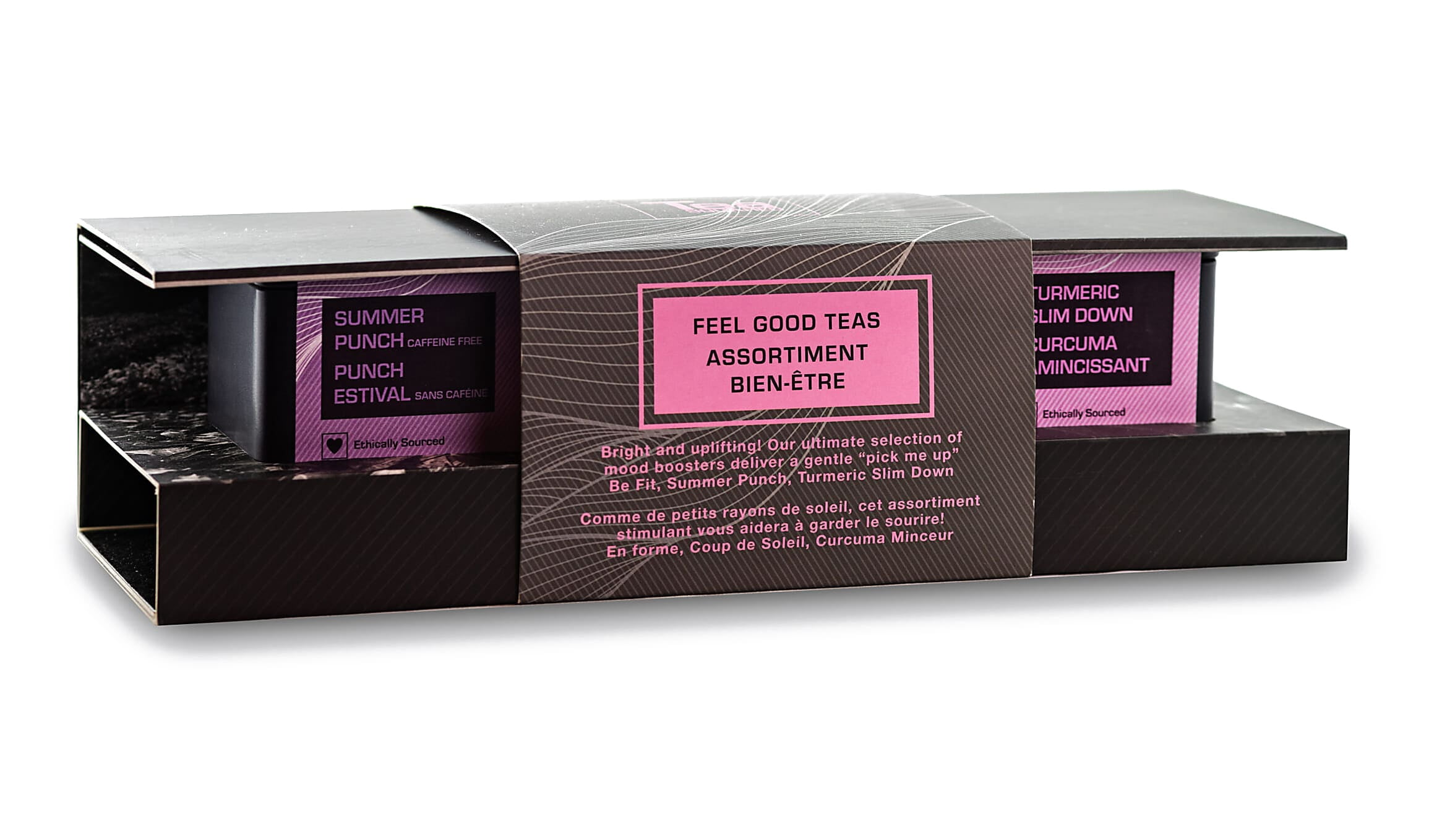 Feel Good Tea Gift Set 3 Flavors - 4 gifts - Tea Squared - Walmart.com