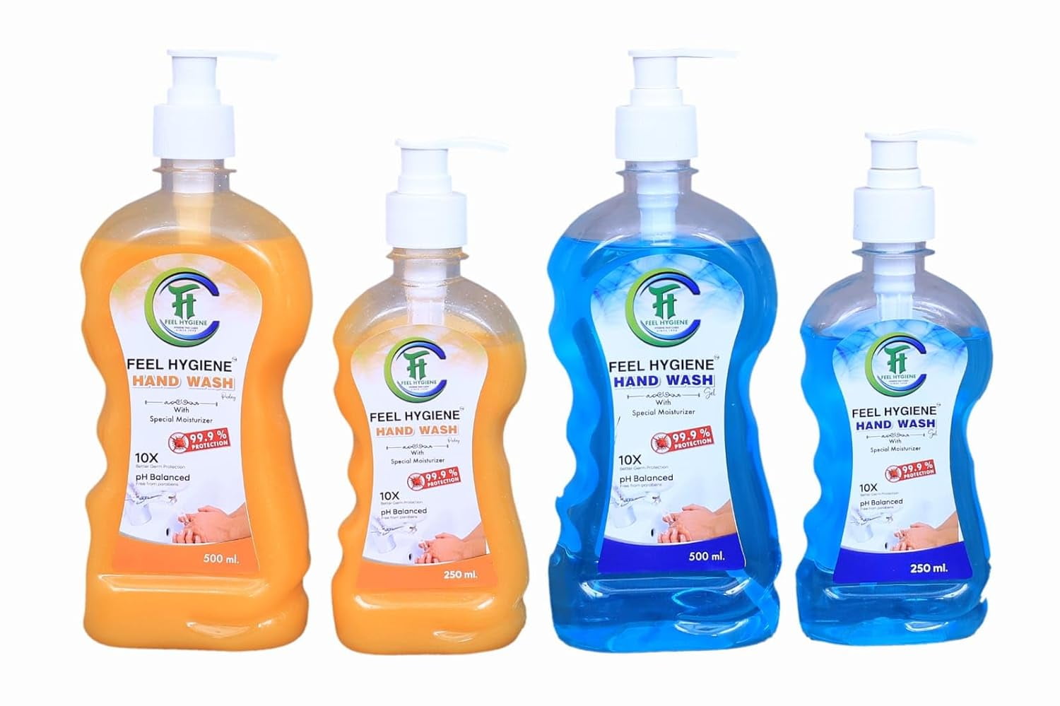 Feel Hygiene GermProtect Handwash With Special Moisturizer Liquid ...