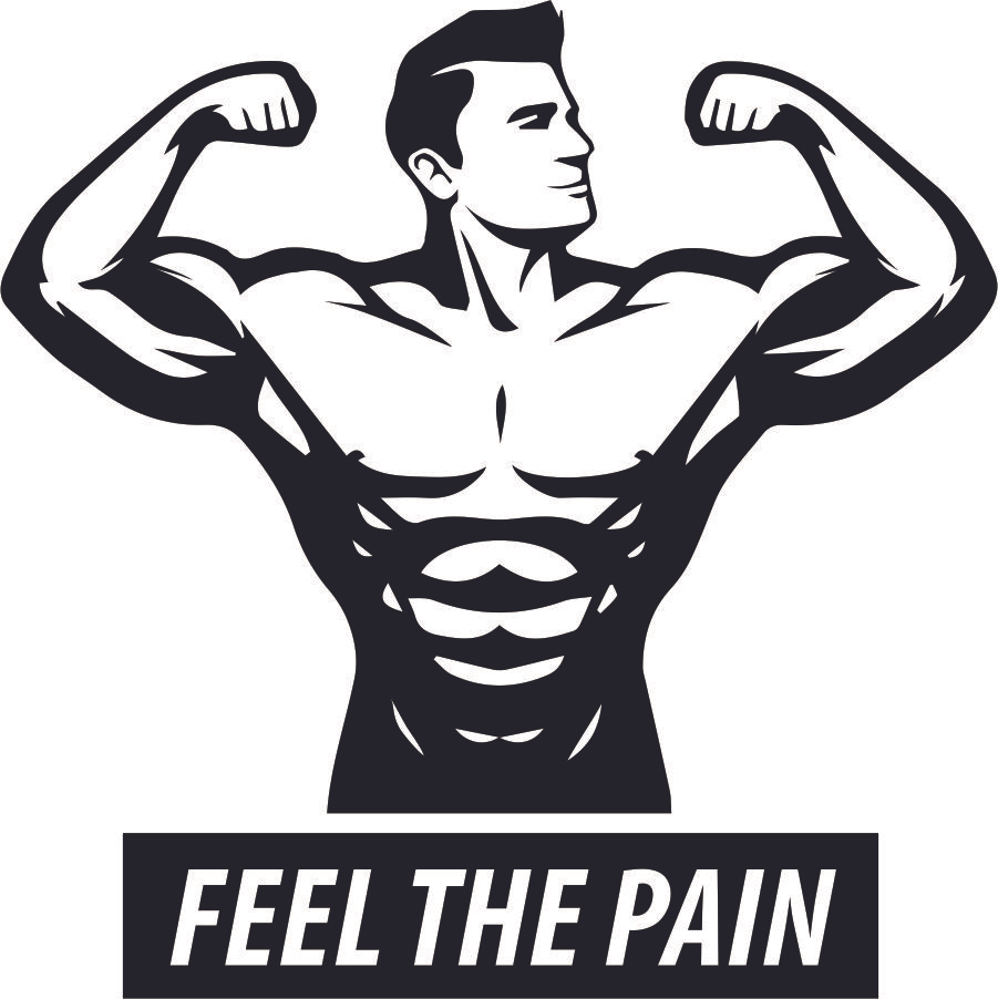 Feel The Pain Gym Fitness Exercise Workout Weightlifting Dumbbell ...