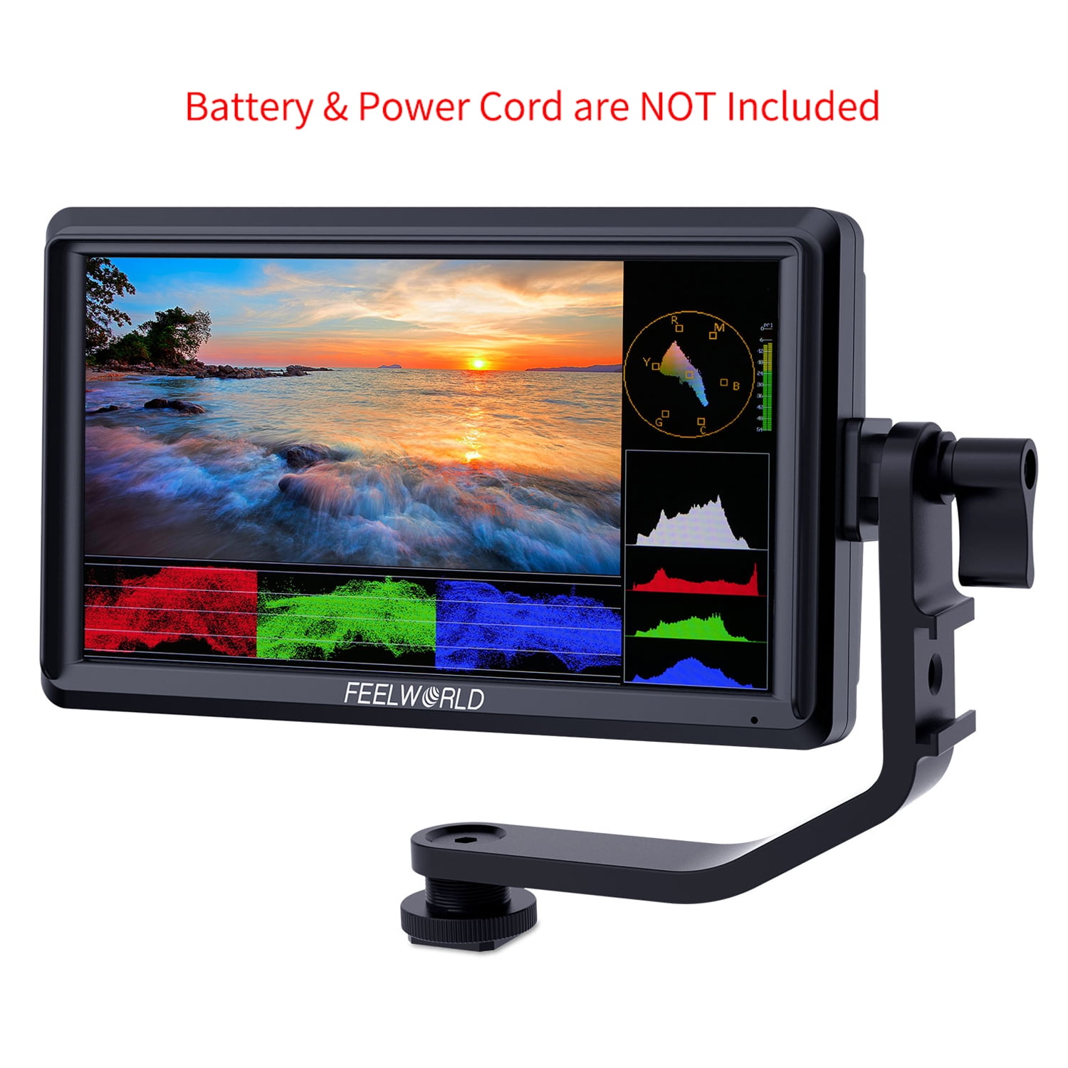 Feelworld FW568 V3 6 inch DSLR Camera Field Monitor with 4K HDMI Input ...