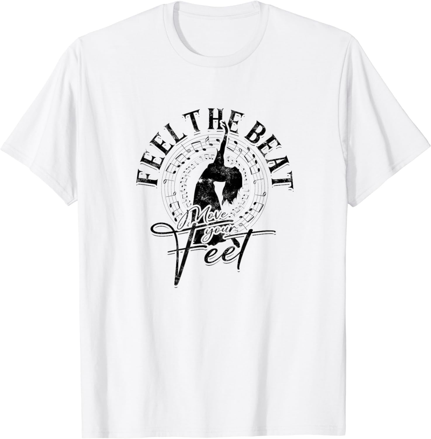 Feel the Beat, Move Your Feet - Belly Dancing Short T-Shirt - Walmart.com