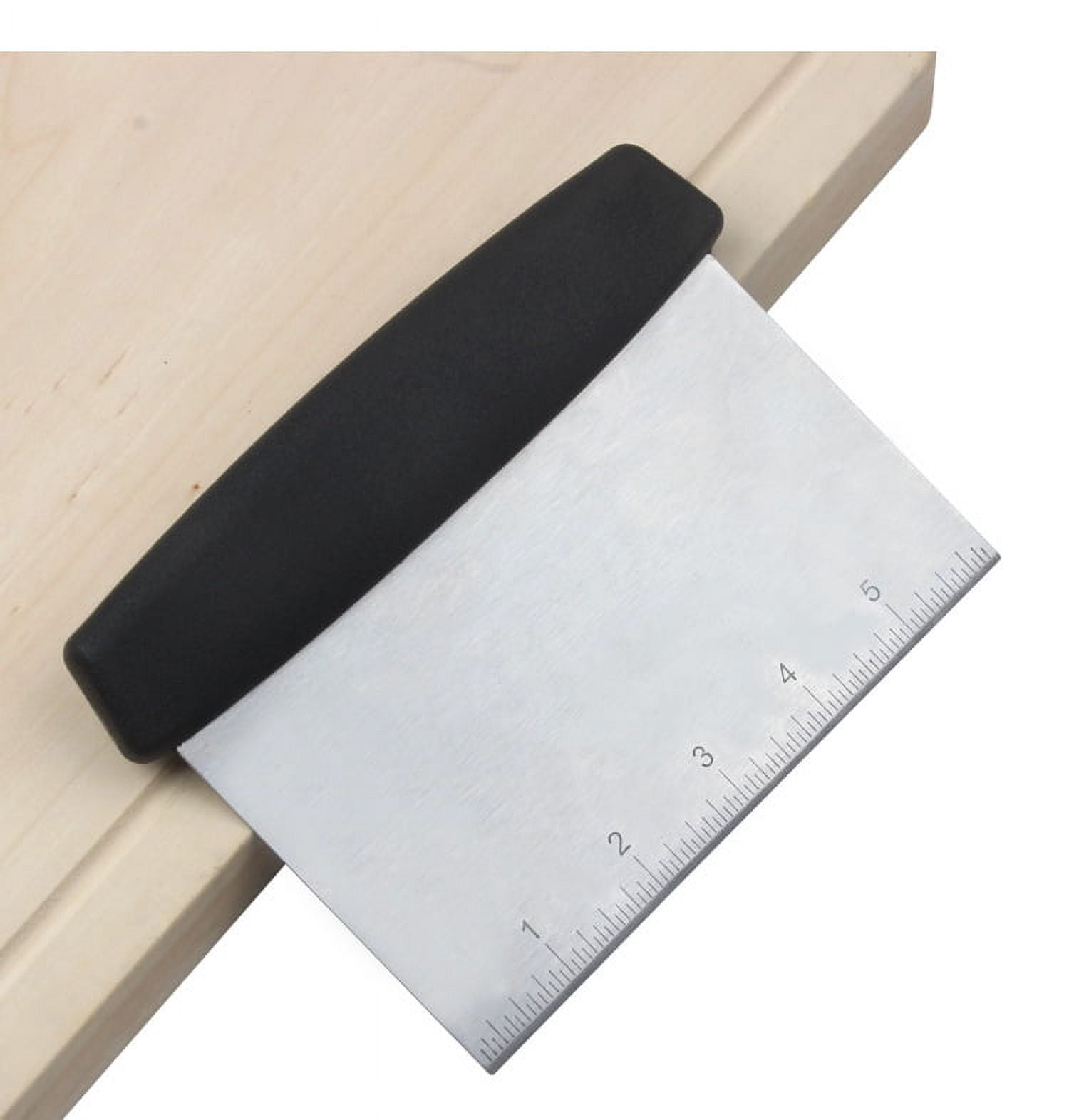 FeelGlad Handle Grips Stainless Steel Scraper and Chopper, Pastry ...