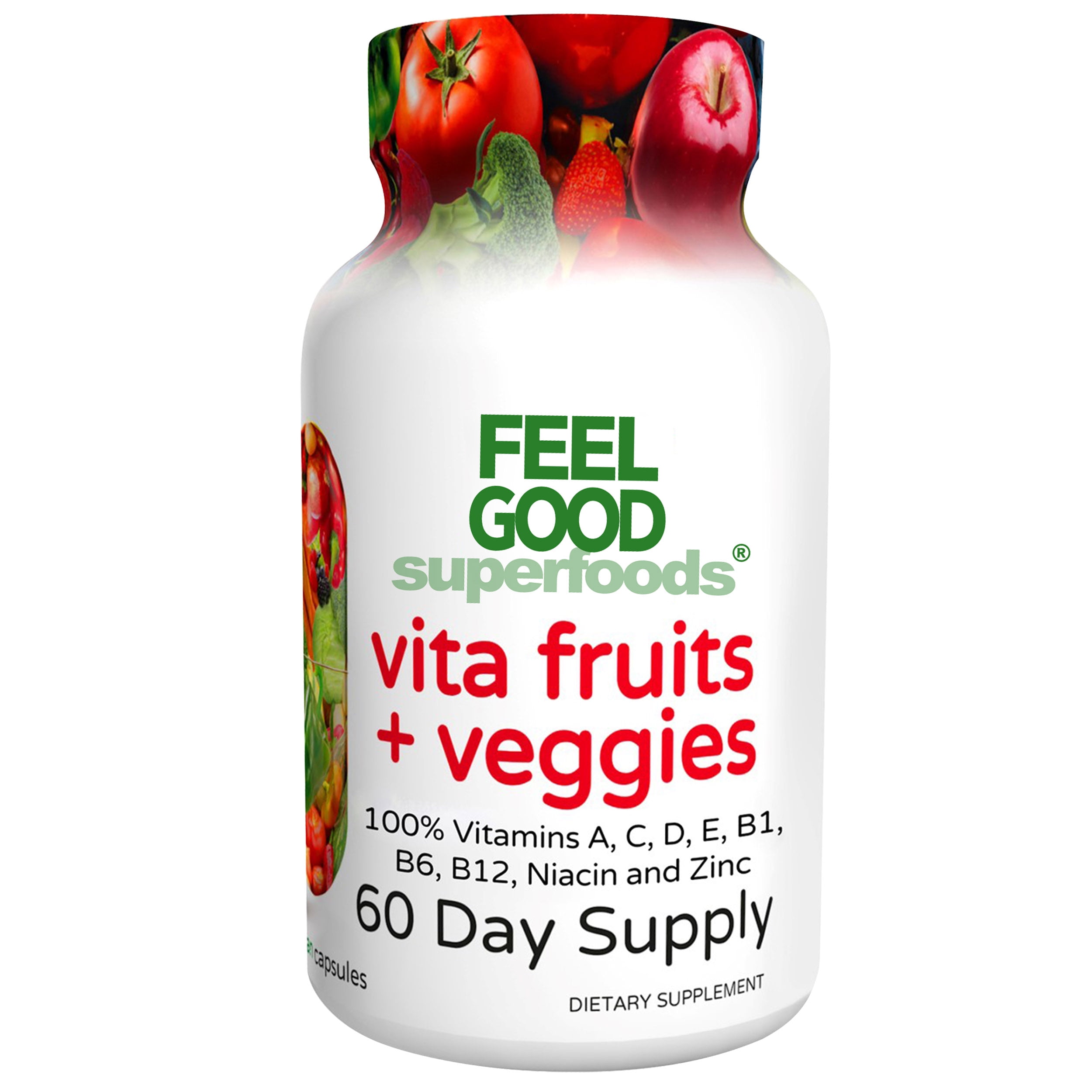FeelGood Superfoods Vita Fruits, Veggies and Berries Veg Supplment ...
