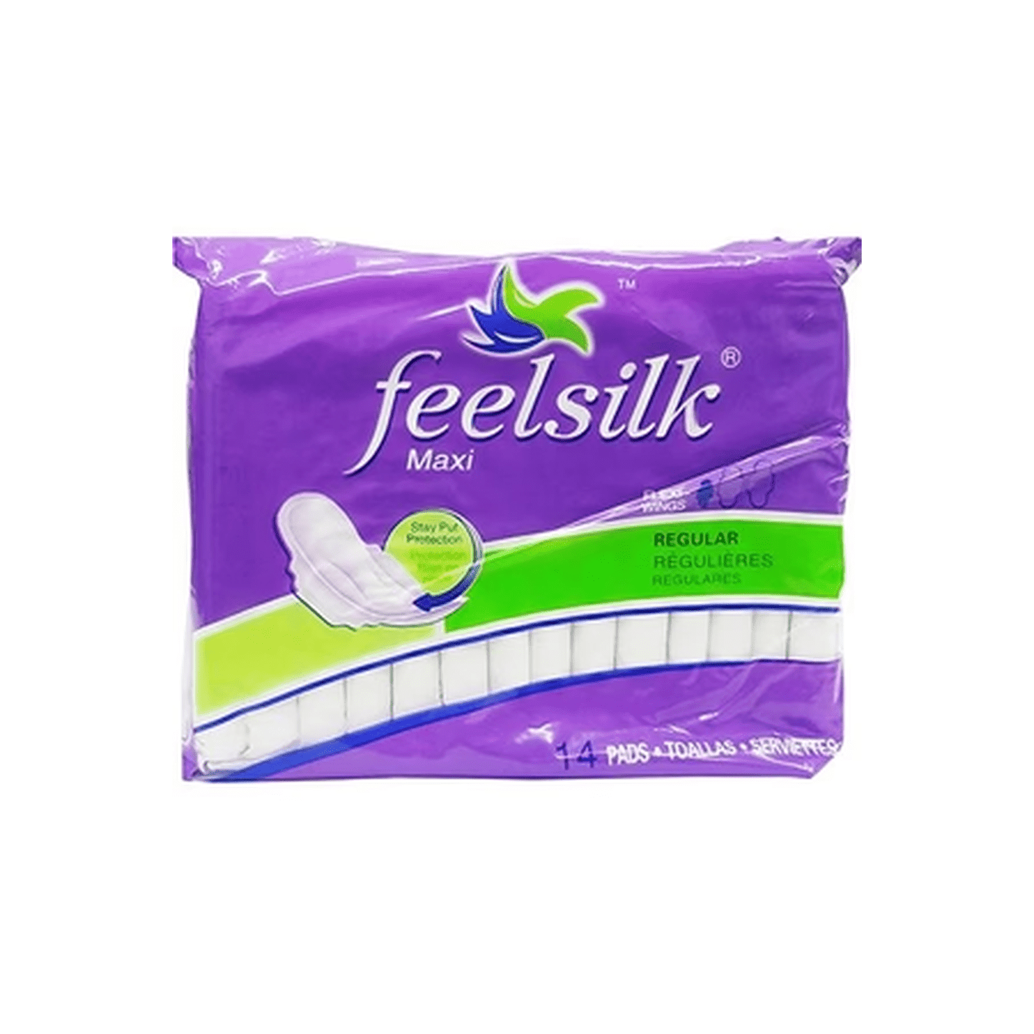 FeelSilk Maxi Pads Ultra-Thin Maxi Pads, High Absorbency, Flexi Wings ...
