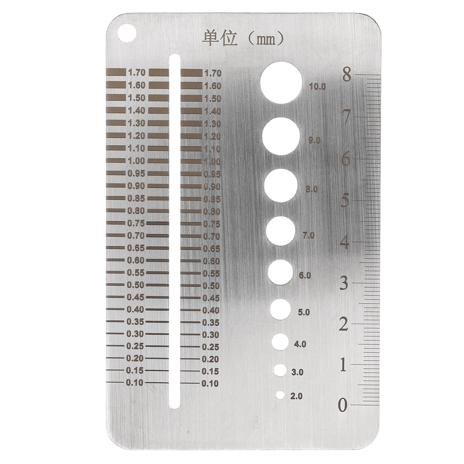 Feeler Gauge Straight Ruler Gap Measure Tool Measuring Feeler Gauge ...