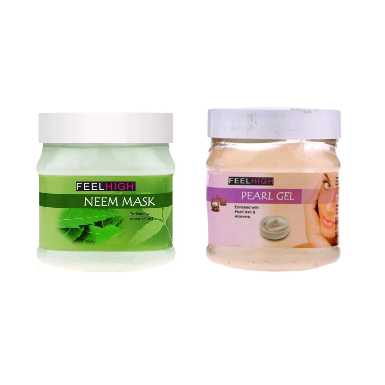 Feelhigh Face And Body Neem Mask Fight Wrinkles 500ml And Face Skin ...