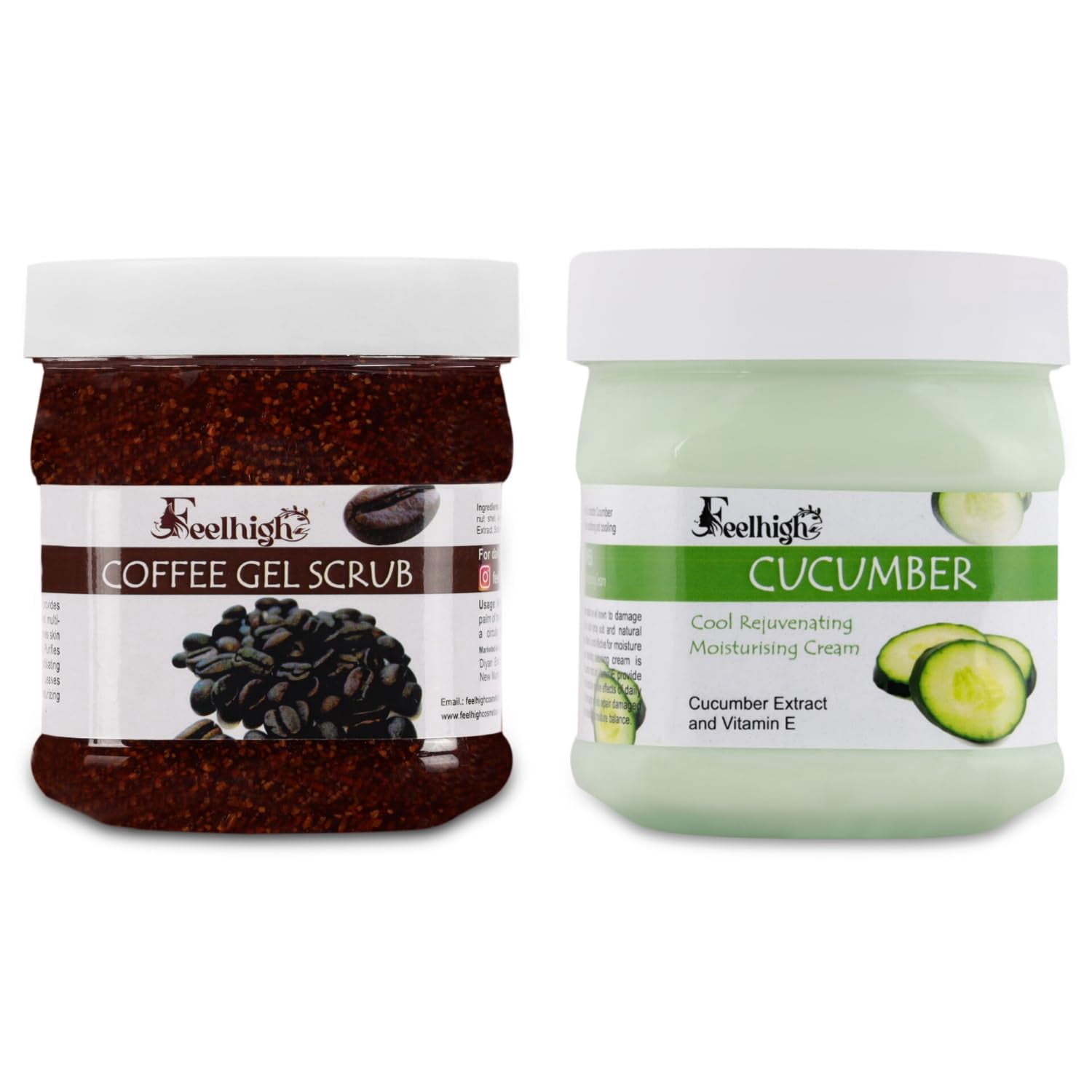 Feelhigh Face And Body Coffee Gel Scrub For Smoother Youngerlooking ...
