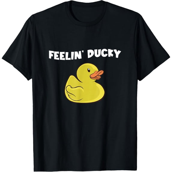 Feelin' Ducky Rubber Duckie Rubber Ducky Rubber Duck T-Shirt Tee ...