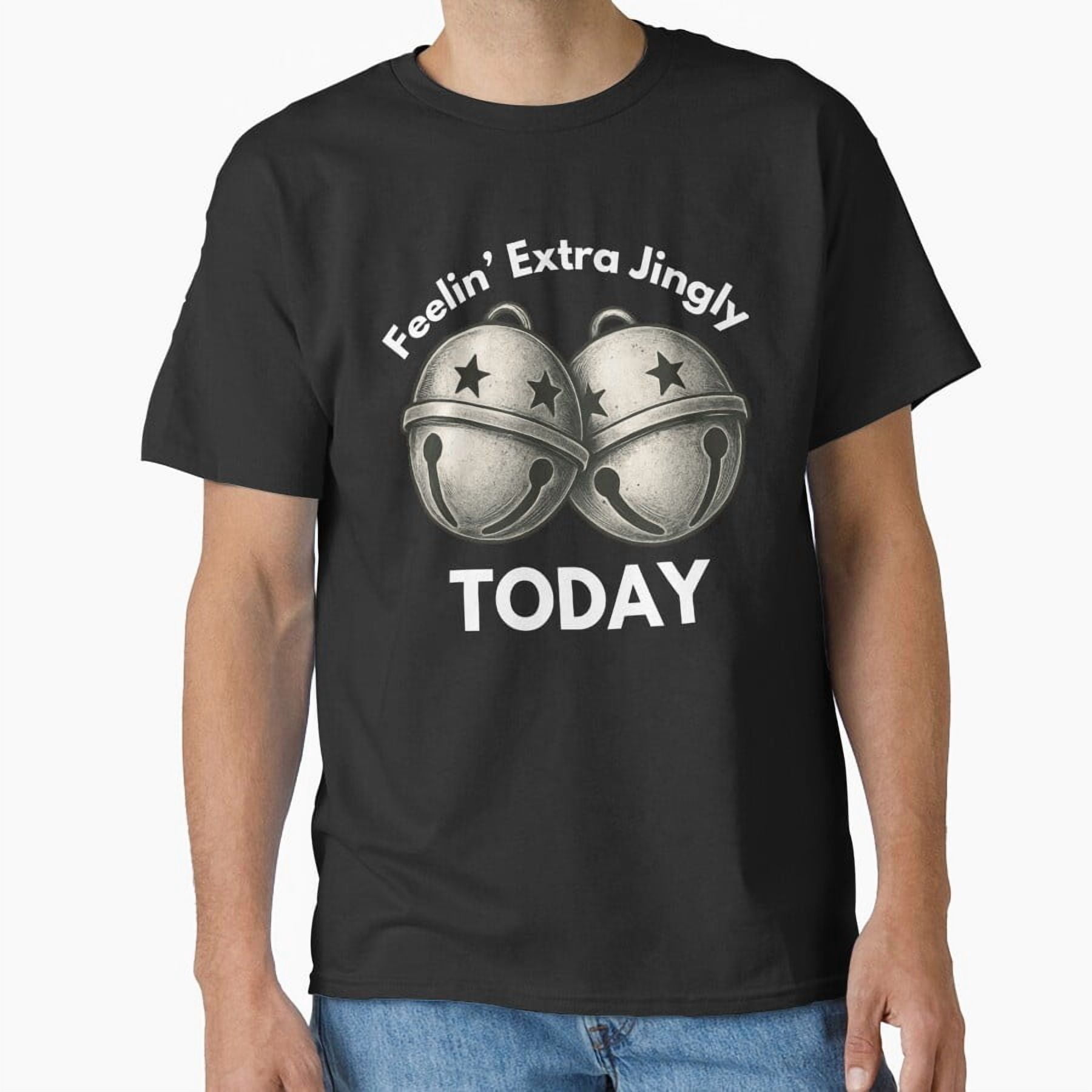 Feelin' Extra Jingly Today Funny Retro Christmas Pun - Eco-friendly ...