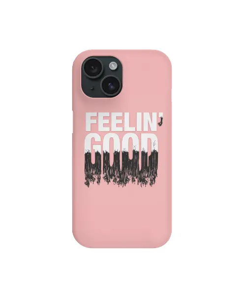 Feelin' Good Funny Skeleton Thumbs Up Phone Case for iPhone 16 15 14 13 ...