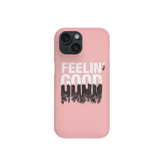 Feelin' Good Funny Skeleton Thumbs Up Phone Case for iPhone 16 15 14 13 ...