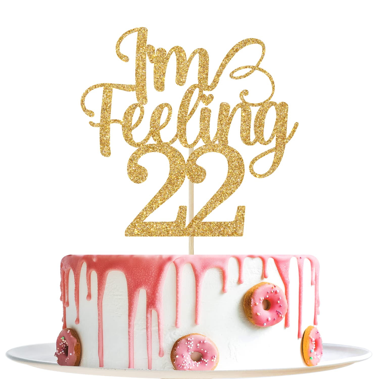 I'm Feeling 22TRDN Cake Topper - 22nd Birthday Cake Topper - Hello 22 ...