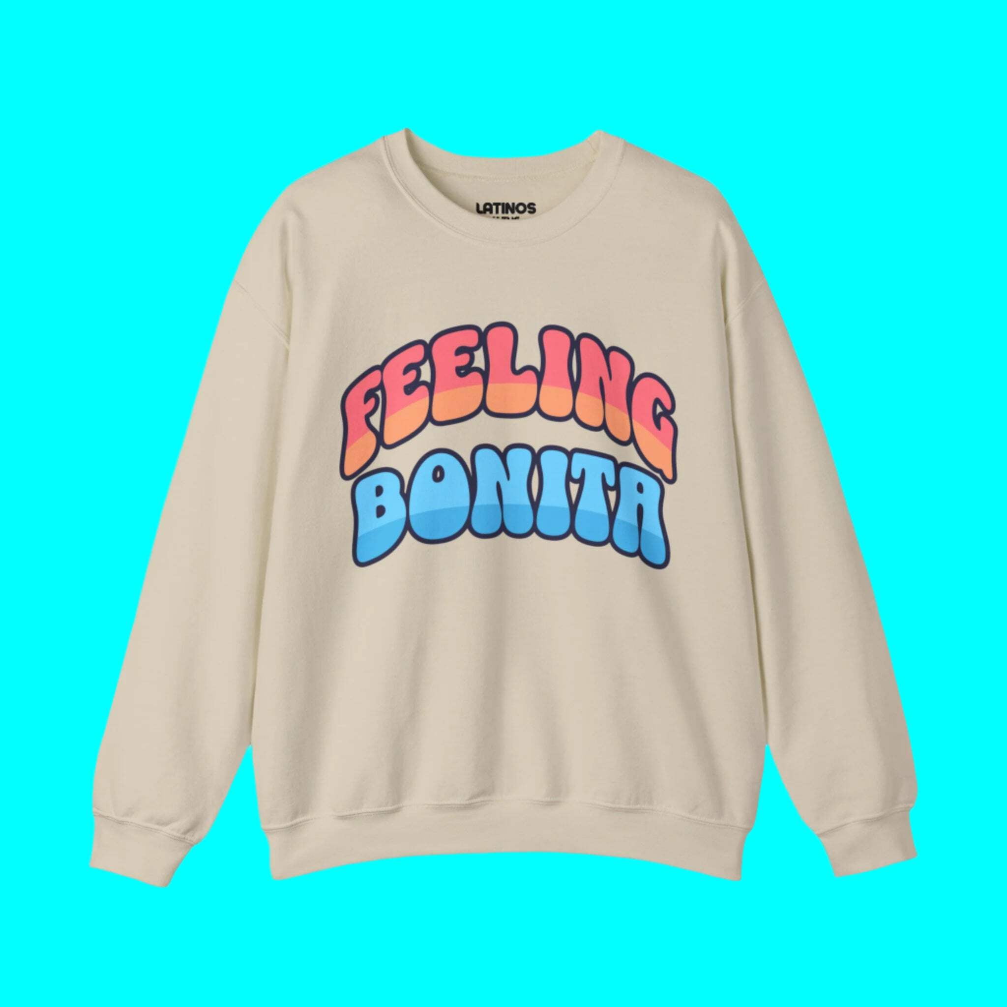 Feeling Bonita Viral Latina Fleece Lined Crewneck | Cute Pretty Comfy ...