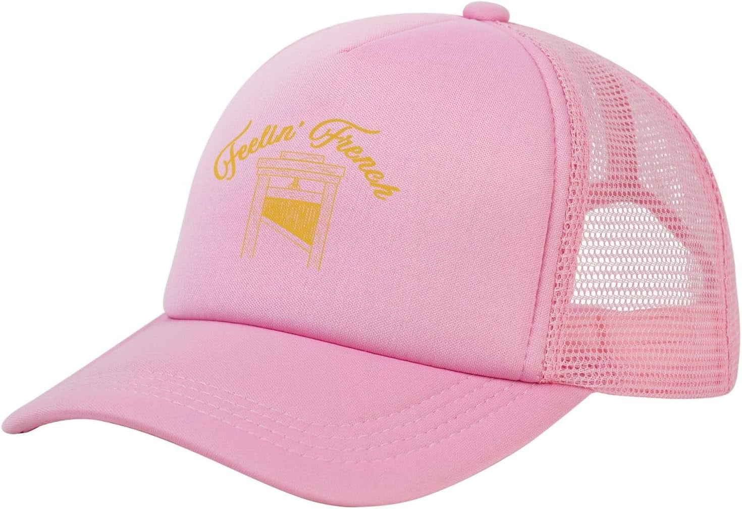 Feeling French Guillotine Mesh Trucker Hat – Retro Revolution Style for ...