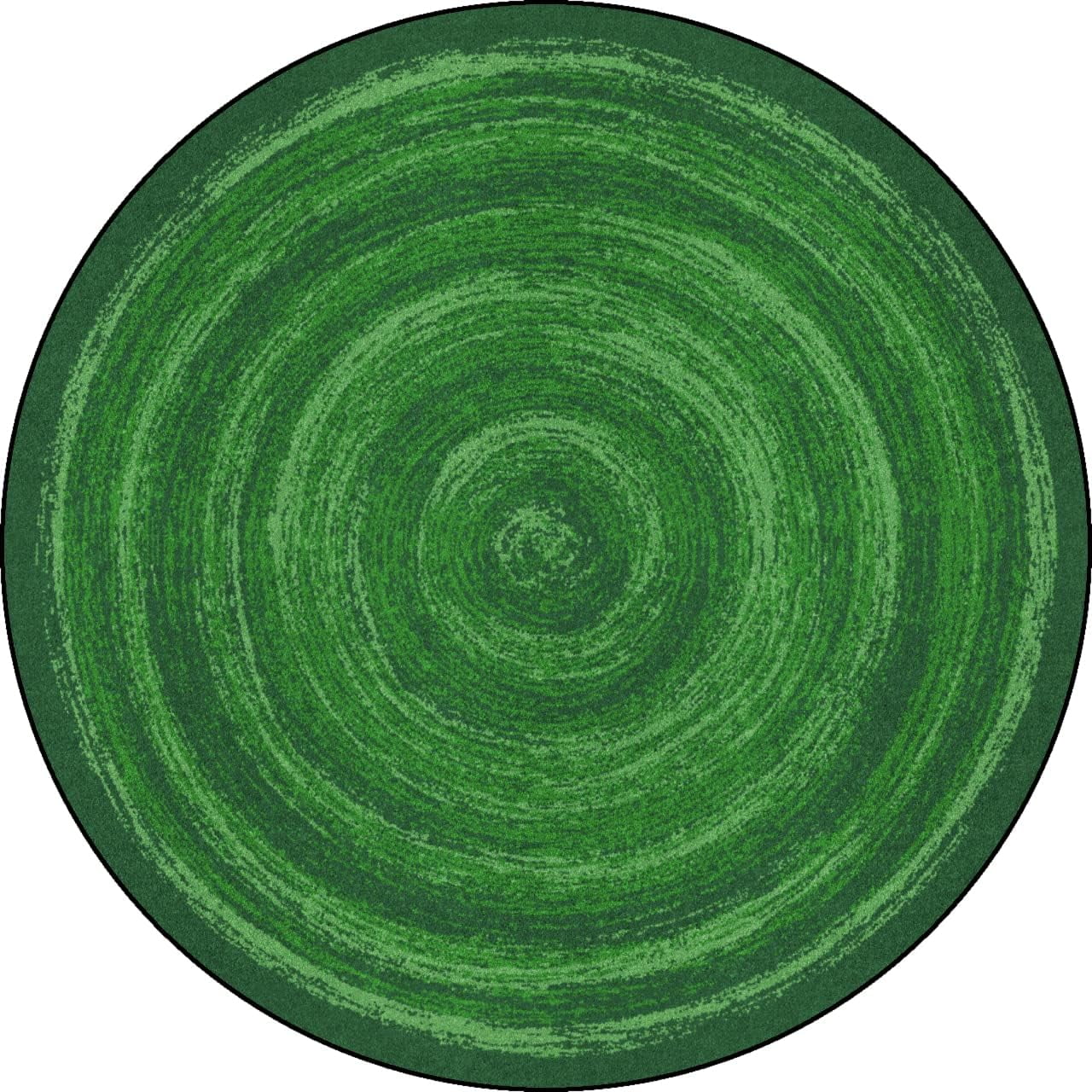 Feeling Fun 13'2" Round Area Rug In Color Green - Walmart.com
