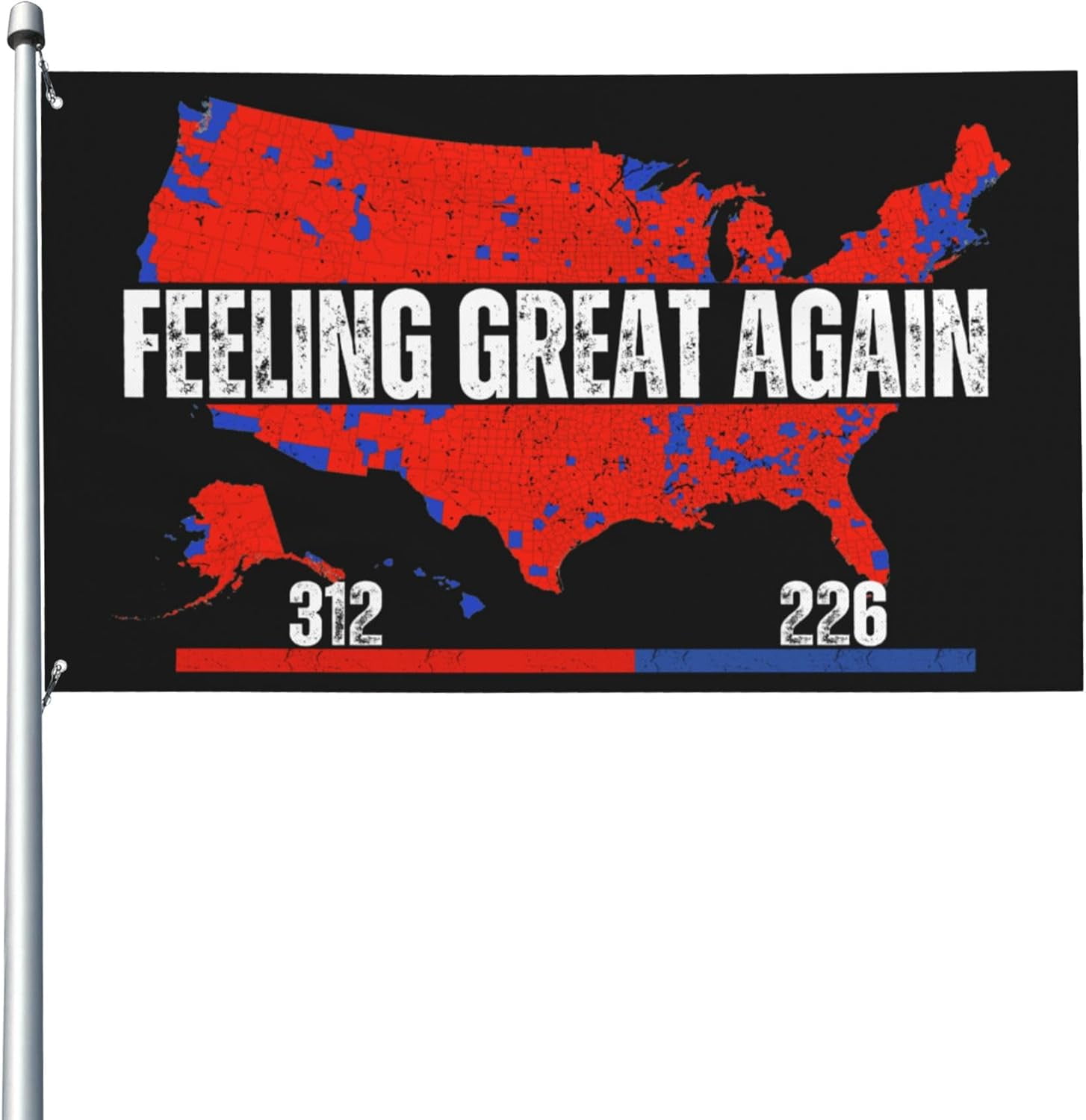 Feeling-Great Again flag Trump Election Map 2024 Inauguration Day 2025 ...