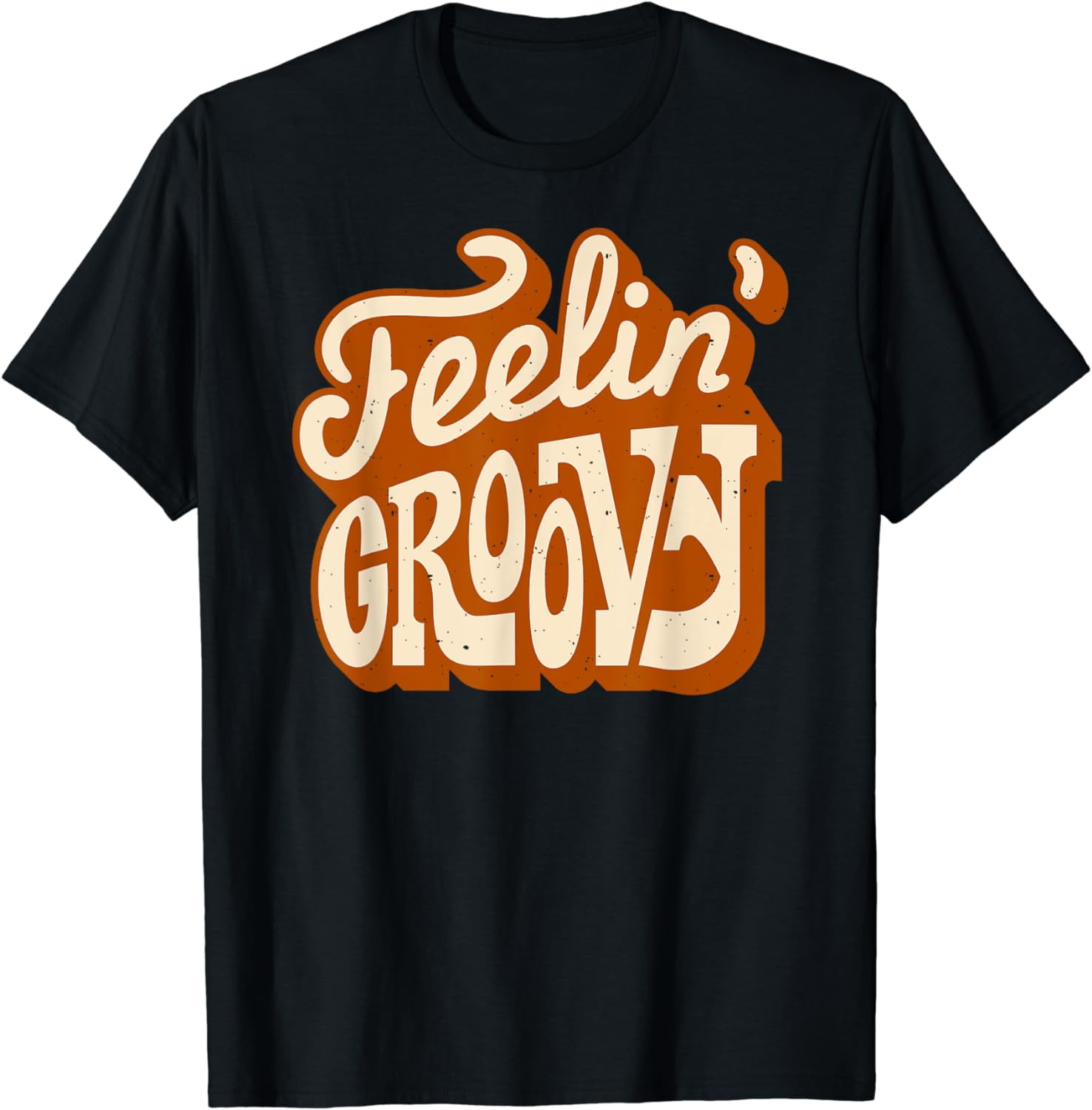 Feeling Groovy 70s Throwback Retro Vintage Good Vibes Tee T-Shirt ...