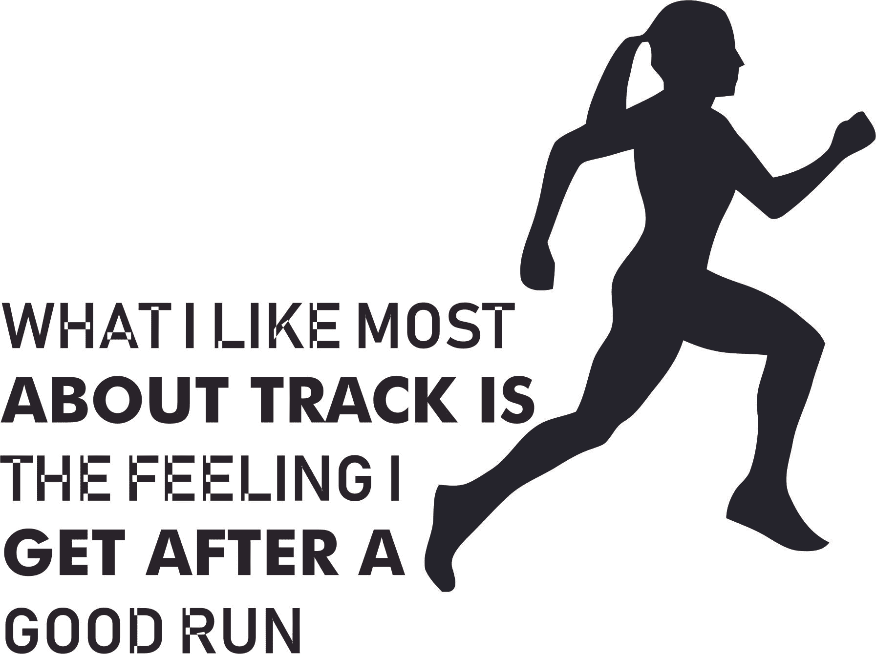 The Feeling I Get After A Good Run Track And Field Sports Athlete Quote ...