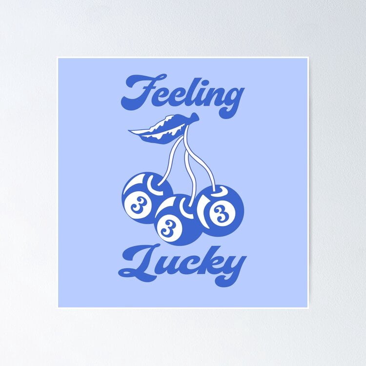 Feeling Lucky Angel Number 333 Poster- Unframed Poster | Wall Art ...
