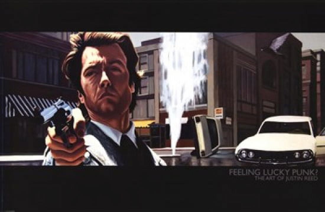 Feeling Lucky Punk - Justin Reed Laminated Poster (36 x 24) - Walmart.com