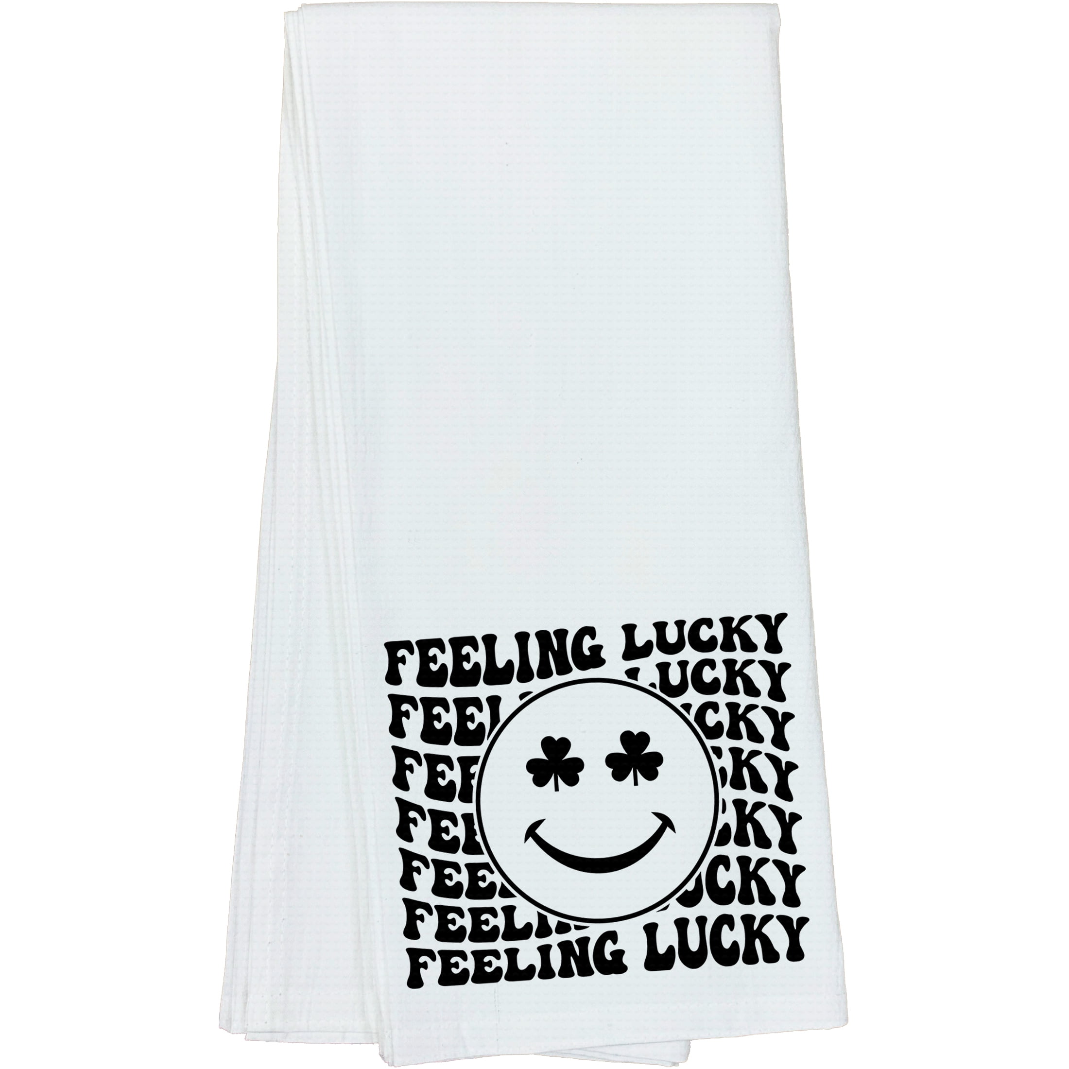 Feeling Lucky, St. Patrick's Day or Irish Themed, Groovy Retro Wavy ...