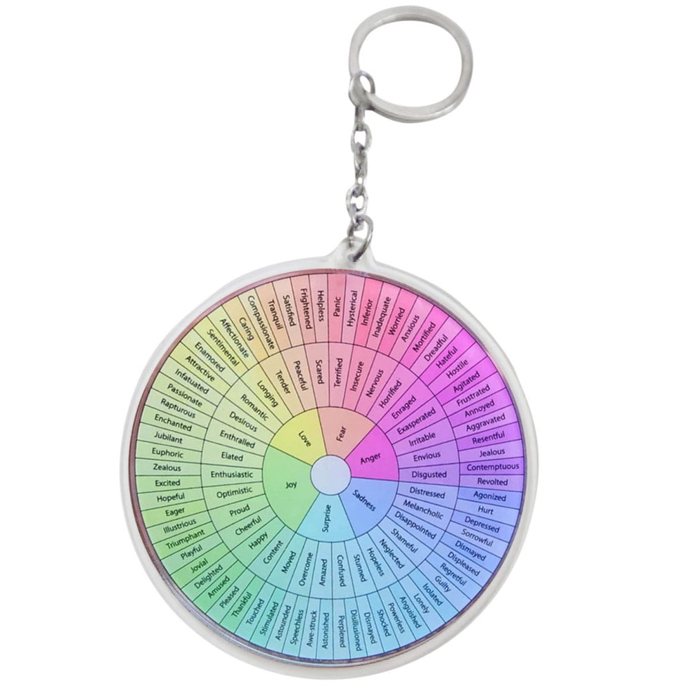 Feeling Round Key Chain Portable Lightweight Small Pendant for Kids ...