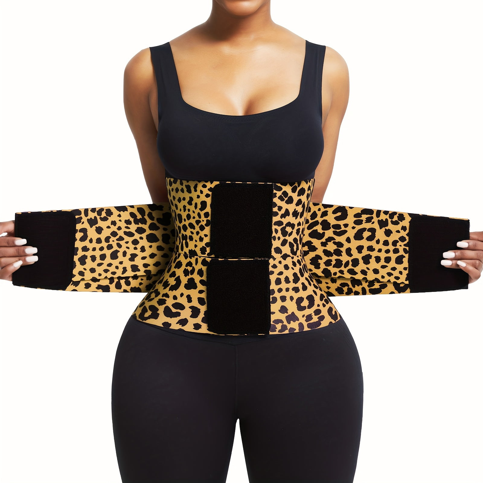 Feelingirl Plus Size Waist Trainer Long Torso Waist Cincher Trimmer Ab ...
