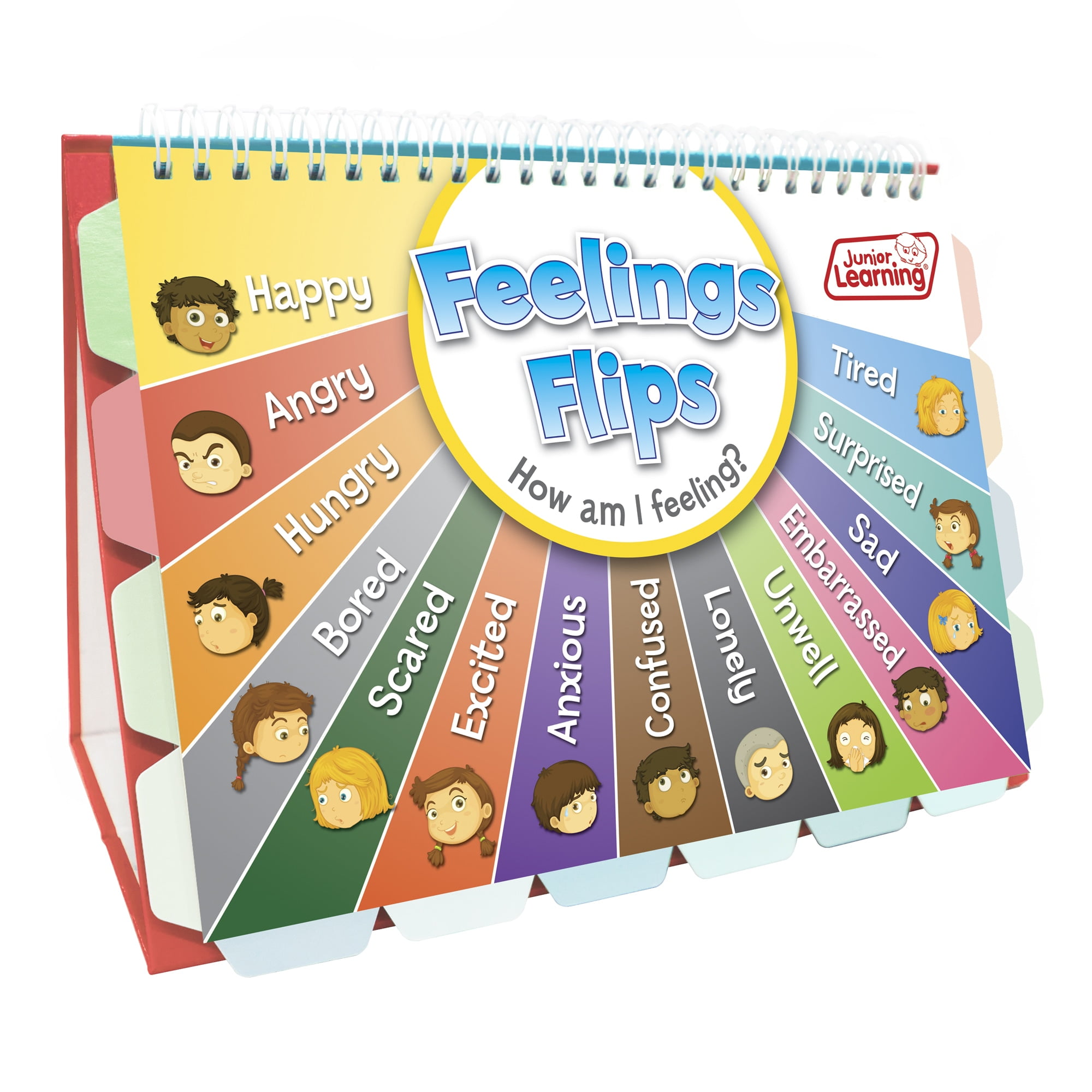 Feelings Flips Junior Learning for Ages 4-8 Pre Kindergarten to Grade 1 ...