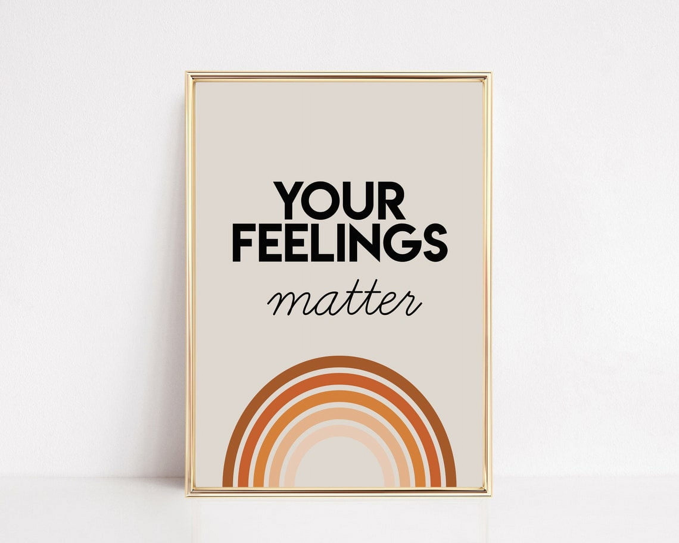 Your Feelings Matter Print Playroom Decor Classroom Decor Educational ...