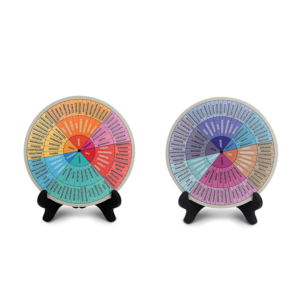 Feelings Wheel, Double-Sided Emotion Wheel with Stand, Counseling ...